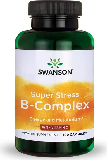Swanson Super Stress B-Complex 100 Κάψουλες | BestPrice.gr