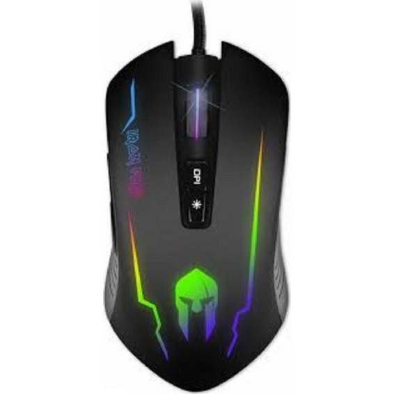 NOD Iron Fire Ενσύρματο Gaming Ποντίκι RGB 3200 DPI Black | BestPrice.gr