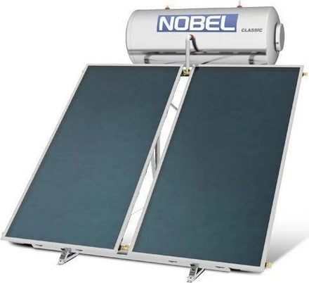 Nobel Classic Ηλιακός Θερμοσίφωνας 160lt 2x1.5m² Inox Τριπλής Ενέργειας ...