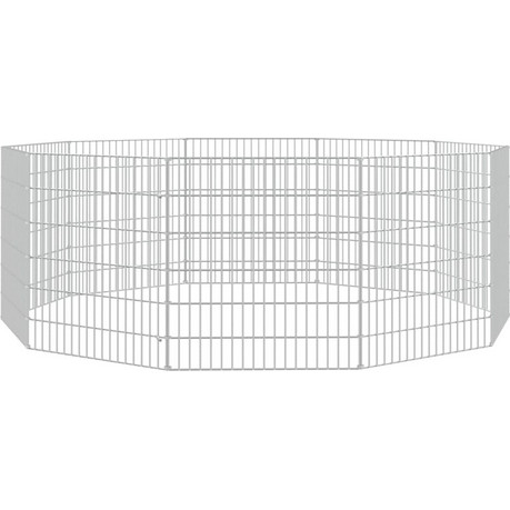 vidaXL Περίφραξη για Κουνέλια με 10 Πάνελ Λευκή 54x60cm 171575 ...