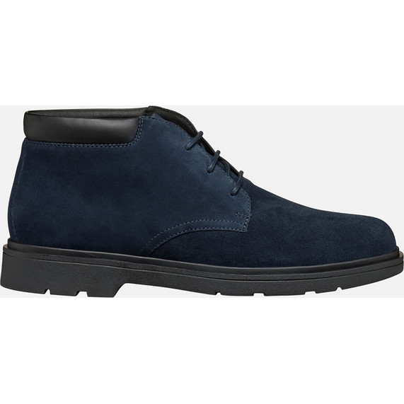 Geox Spherica Ανδρικά Chelsea Μποτάκια Suede Navy Μπλε U36D1B-00022 ...