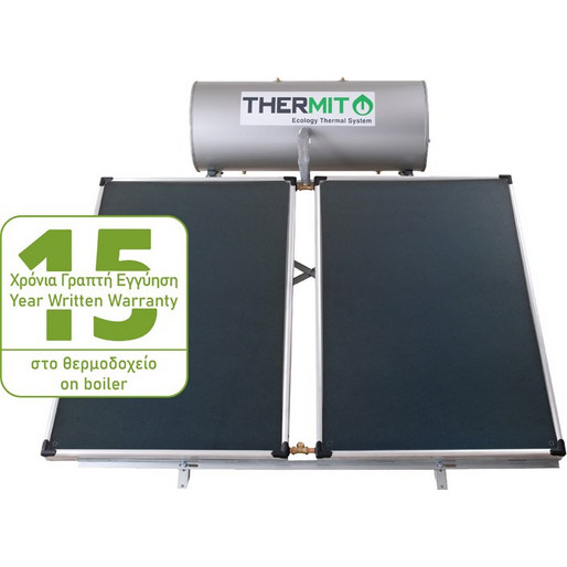 Thermit Inox Glass Ηλιακός Θερμοσίφωνας 200lt 4m² Τριπλής Ενέργειας ...