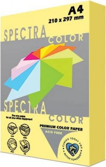 Spectra Color Χαρτί Α4 160gr/m² 250 Φύλλα Κίτρινο 806160 | BestPrice.gr