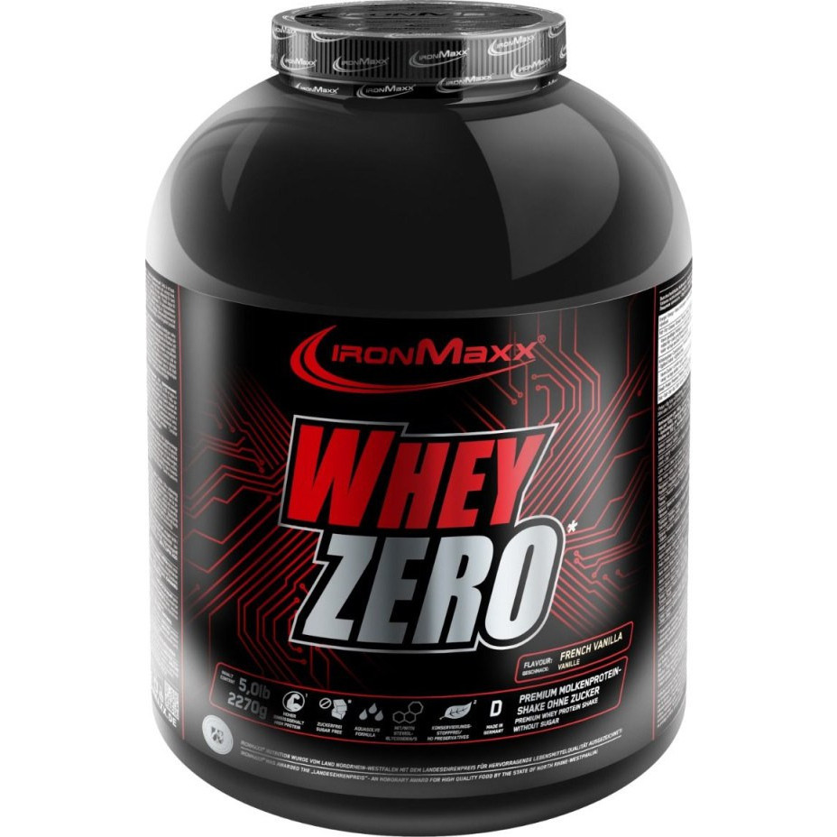 Ironmaxx Whey Zero French Vanilla Πρωτεΐνη Ορού Γάλακτος Γράμμωσης 2 ...