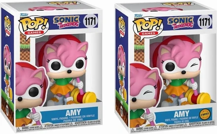 Funko Pop! Games Sonic The Hedgehog 1171 Amy & Chase Limited Edition ...