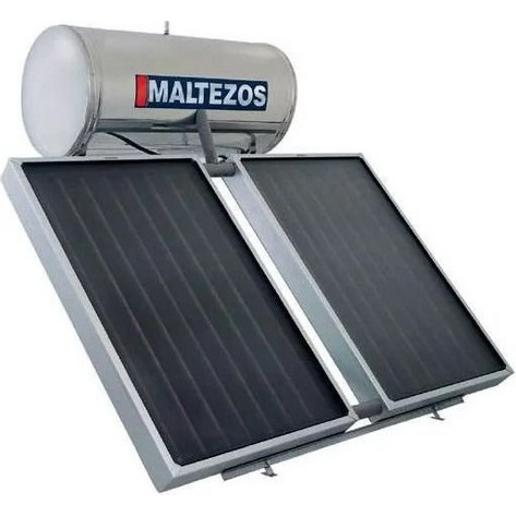 Maltezos H Ηλιακός Θερμοσίφωνας 200lt 3m² Inox Διπλής Ενέργειας ...