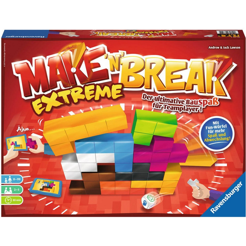 Ravensburger Make & Brake Extreme New Επιτραπέζιο Παιχνίδι για 8+ Ετών ...