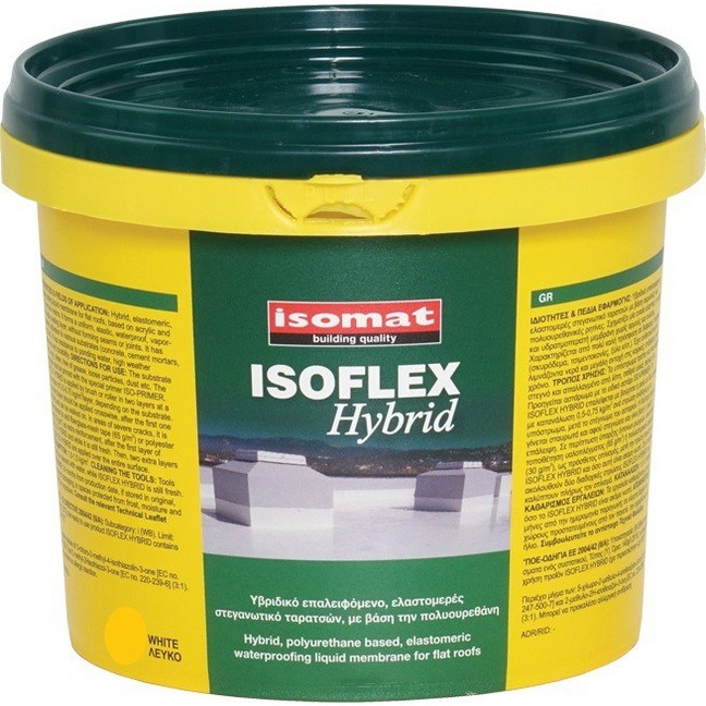 Isomat Isoflex Hybrid Υβριδικό Ελαστομερές Λευκό 25kg | BestPrice.gr