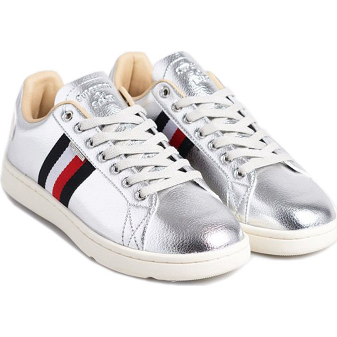 Superdry Vintage Tennis Γυναικεία Sneakers Ασημί WF110063A-C24 ...