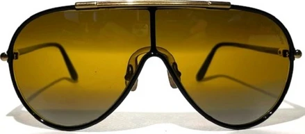 Yves Saint Laurent 8403 Y6 Ανδρικά Γυαλιά Ηλίου Μάσκα Κοκάλινα Μαύρα με ...