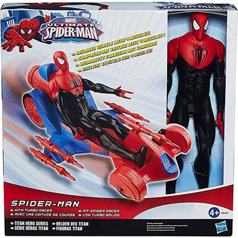 Hasbro Marvel Titan Hero Series Spider-Man & Turbo Racer | BestPrice.gr