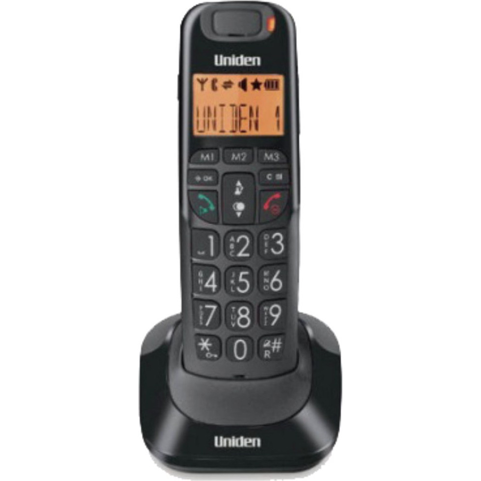 Uniden AT4105 Ασύρματο Τηλέφωνο με Ανοιχτή Ακρόαση Μαύρο | BestPrice.gr