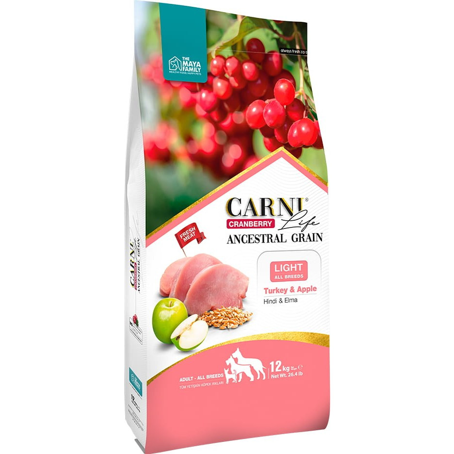 Maya Family Pet Carni Life Ancestral Grain Light Adult All Breeds ...