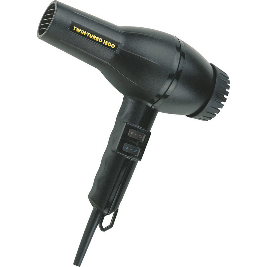 Turbo Power Twin Turbo 1500 Πιστολάκι Μαλλιών 1300W Black | BestPrice.gr