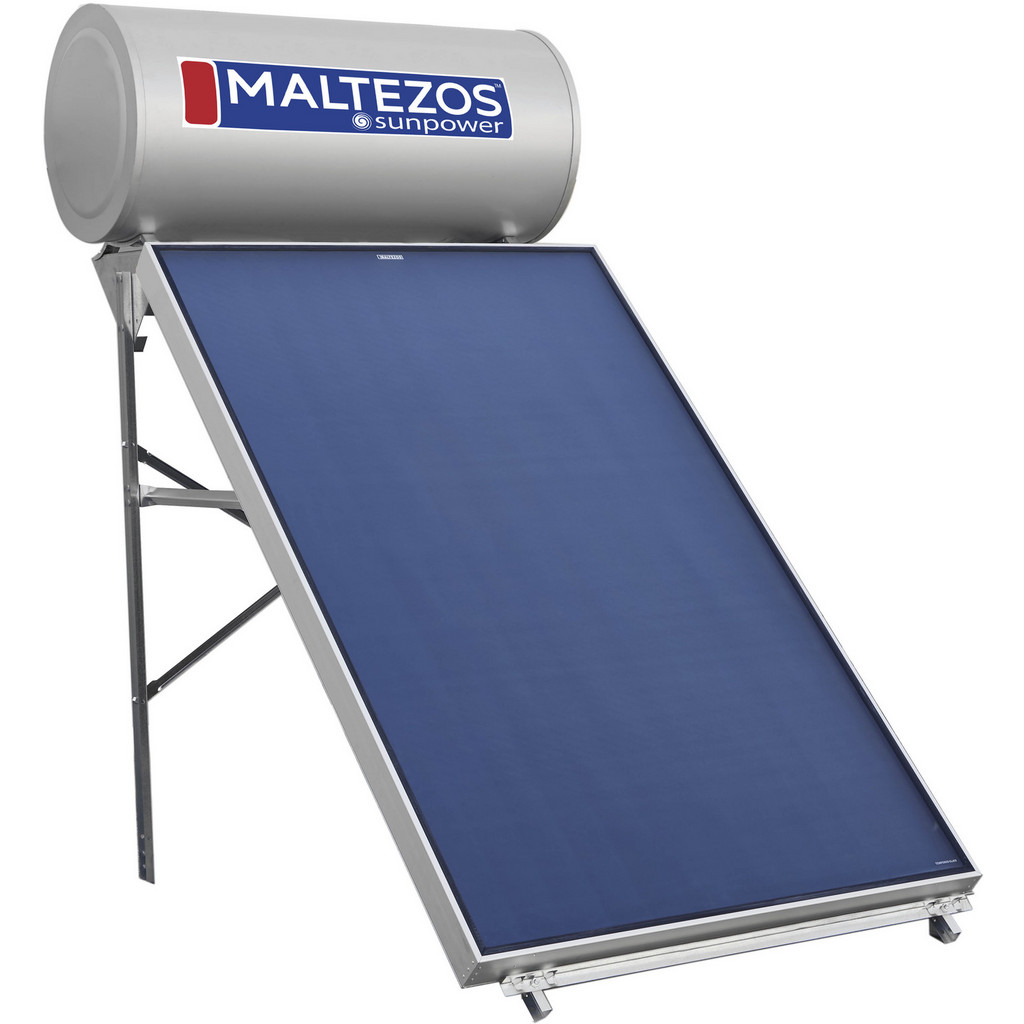 Maltezos Sunpower EM Ηλιακός Θερμοσίφωνας 160lt Glass Τριπλής Ενέργειας ...