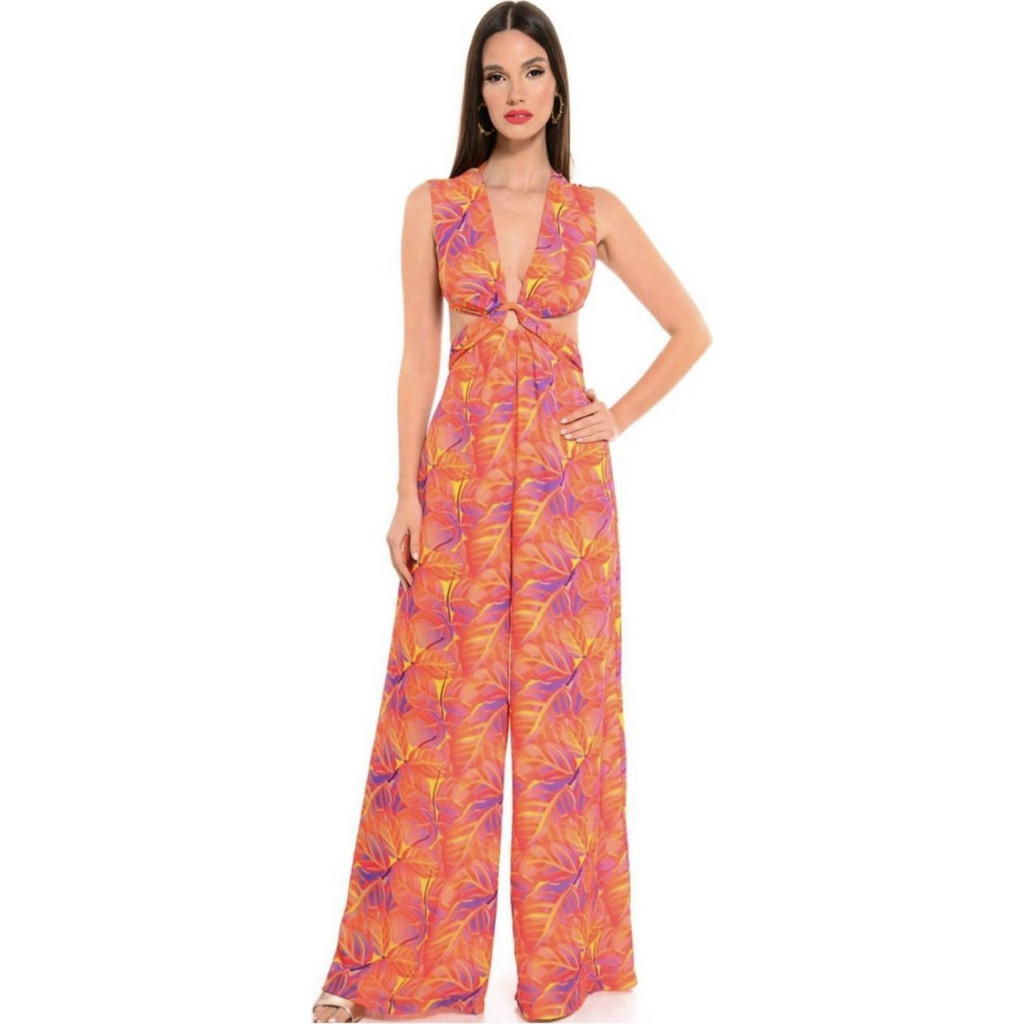 We Coss Γυναικεία Ολόσωμη Φόρμα Πορτοκαλί 23096022 | BestPrice.gr