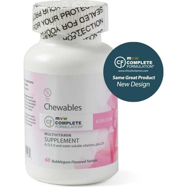 MVW Complete Formulation Μultivitamin Bubblegum 60 Μασώμενα δισκία ...