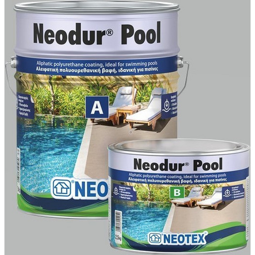 Neotex Neodur Pool Χρώμα Πισίνας Γαλάζιο 5kg | BestPrice.gr
