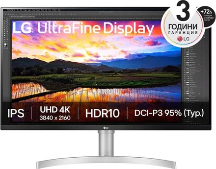 LG UltraFine 32UN650K-W IPS HDR Monitor 31.5" 3840x2160 4K UHD 60Hz 5ms ...