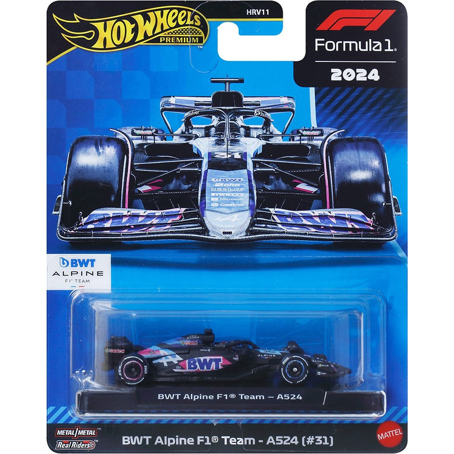 Mattel Hot Wheels Premium Formula 1 2024 BWT Alpine F1 Team A524 (#31 ...
