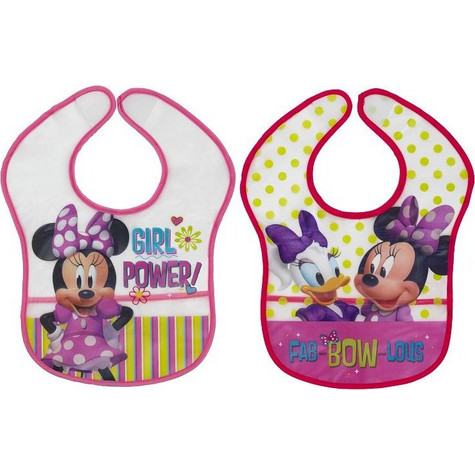 Interbaby Disney Minnie Σετ Αδιάβροχες Σαλιάρες Πλαστικές με ...