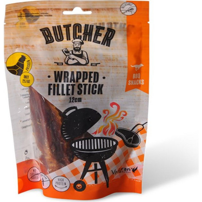 Vadigran Butcher BBQ Wrapped Fillet Stick with Chicken 12cm 113gr ...