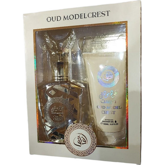 Lattafa Oud Model Crest Eau de Parfum 150ml + Shower Gel 150ml ...