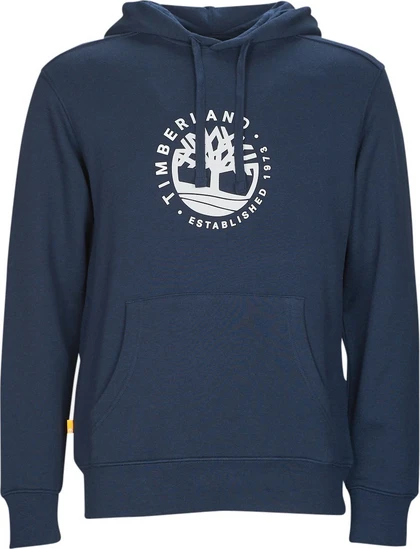 Timberland Ανδρικό Φούτερ με Κουκούλα & Τσέπες Navy Μπλε TB0A65UN433 ...