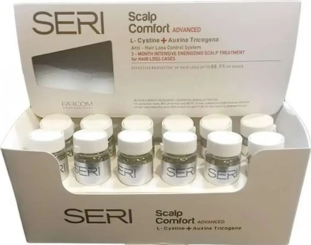 Farcom Seri Scalp Comfort Αμπούλες κατά της Τριχόπτωσης 12x10ml ...