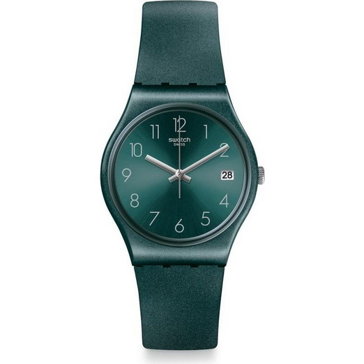 Swatch Ashbaya Ανδρικό Ρολόι με Πράσινο Καουτσούκ Λουράκι GG407 ...