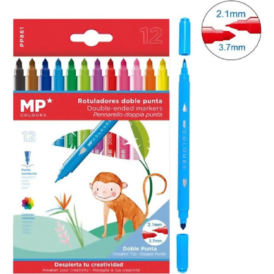 Μαρκαδόροι Ζωγραφικής MP 12 τμχ | BestPrice.gr