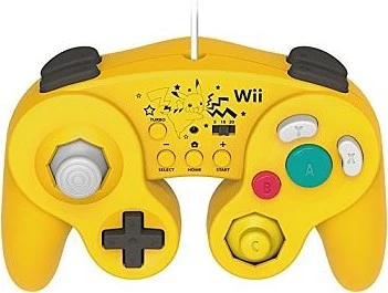 Hori Gamecube Pikachu Edition Wired Controller Wii & Wii U Yellow ...