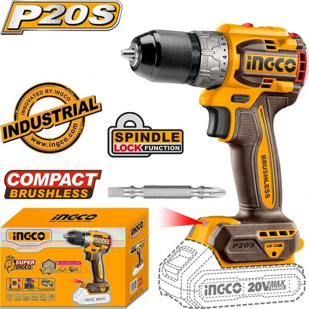 Ingco Cdli206021 Δραπανοκατσάβιδο Μπαταρίας 20V Solo | BestPrice.gr