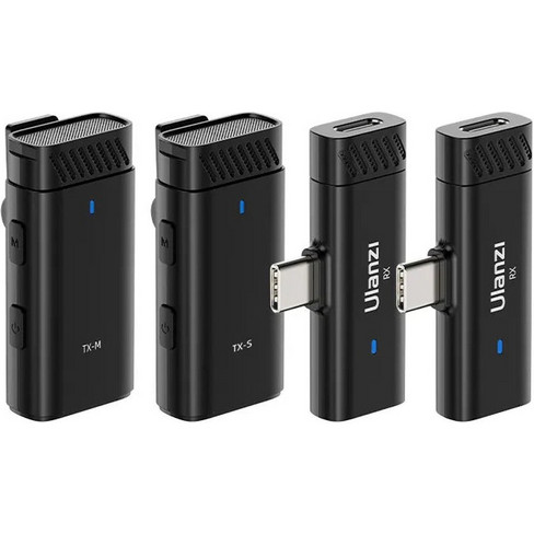 Ulanzi HM2301 Dual Σετ 2 Ασύρματα Μικρόφωνα Πέτου USB-C / Lightning ...