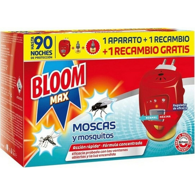 Bloom Max Σετ Ηλεκτρικό Απωθητικό με Ανταλλακτικό Υγρό για Κουνούπια ...