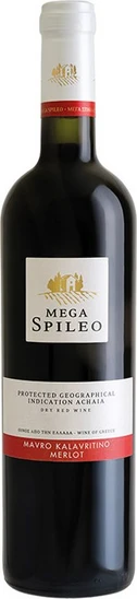 Κτήμα Μέγα Σπήλαιο Μαύρο Καλαβρυτινό Merlot Κρασί Κόκκινο Ξηρό 750ml ...