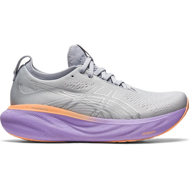ASICS Gel-Nimbus 25 Γυναικεία Αθλητικά Παπούτσια για Τρέξιμο Γκρι Λιλά ...