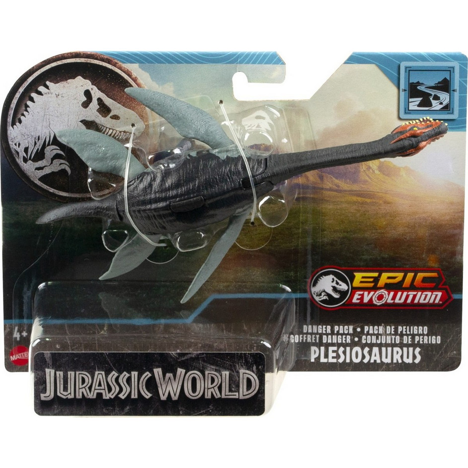 Mattel Jurassic World Epic Evolution Danger Pack Plesiosaurus ...