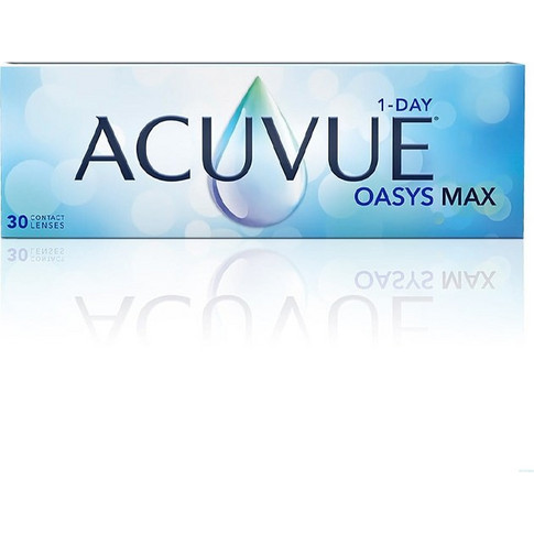 Acuvue Oasis Max Ημερήσιοι Φακοί Επαφής Σιλικόνης Υδρογέλης 30τμχ ...
