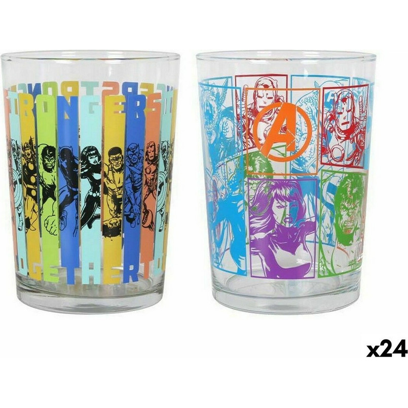 LAV Σετ Ποτήρια Νερού Γυάλινα Avengers 520ml 24τμχ S2226352 | BestPrice.gr