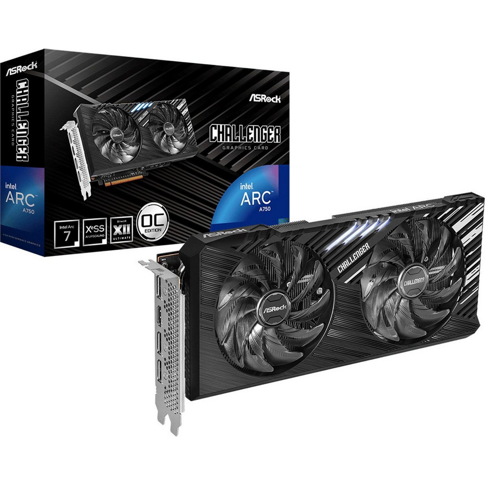 Asrock Arc A750 8GB GDDR6 Challenger SE OC Κάρτα Γραφικών | BestPrice.gr