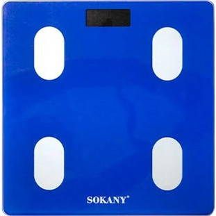 Sokany Smart Ζυγαριά με Bluetooth SK-19036 Blue | BestPrice.gr