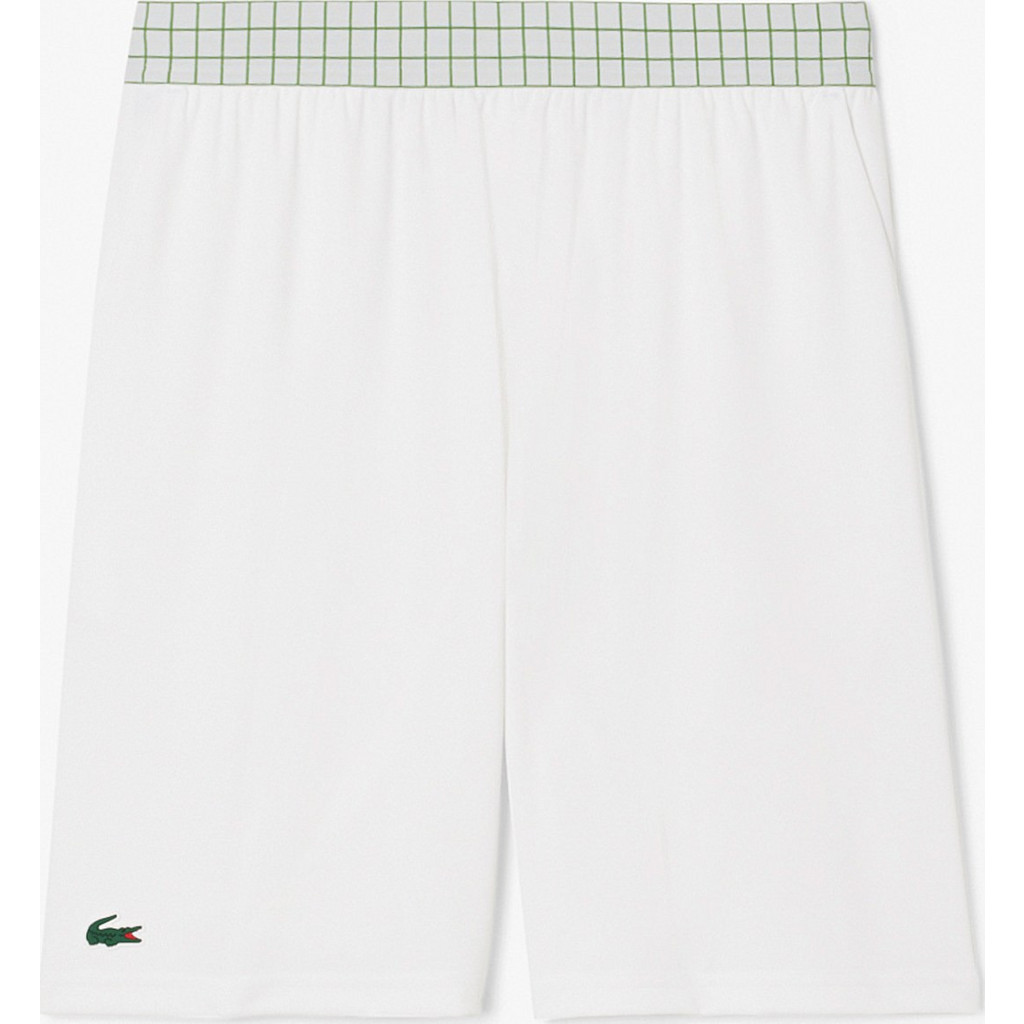 Lacoste Αθλητική Ανδρική Βερμούδα Λευκή 3GH4775-001 | BestPrice.gr
