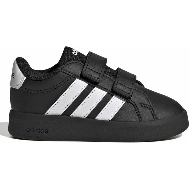 Adidas Grand Court 3.0 Παιδικά Sneakers Μαύρα Λευκά KJ4371 | BestPrice.gr