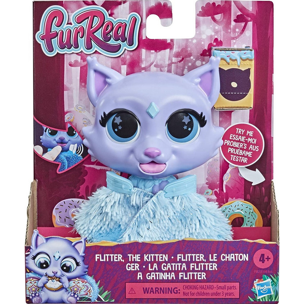 Hasbro FurReal Friends Flitter The Kitten Color-Change F1545/F1827 ...