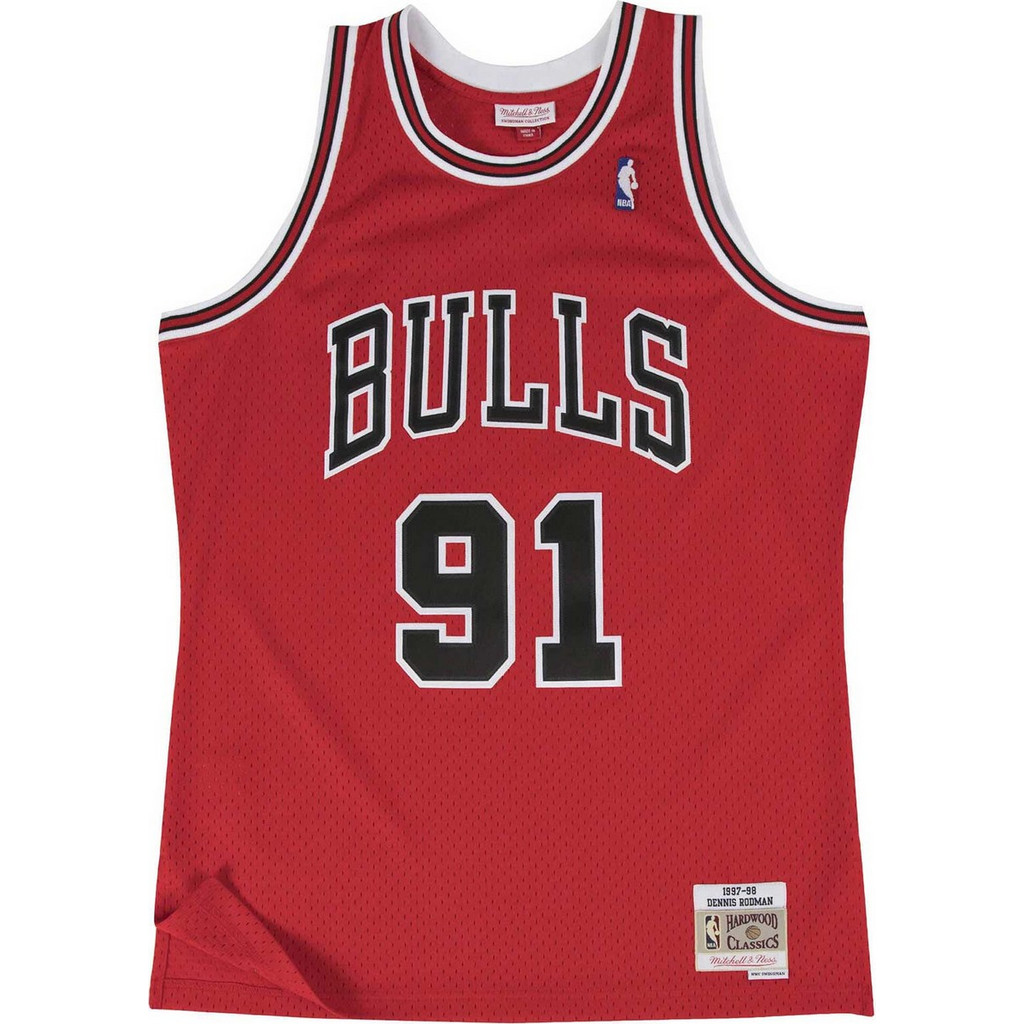 Mitchell & Ness Dennis Rodman Chicago Bulls 1997/98 Φανέλα Μπάσκετ ΝΒΑ ...