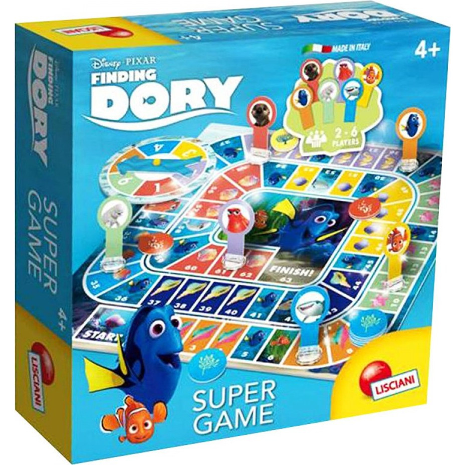 Lisciani Giochi Finding Dory Super Game Επιτραπέζιο Παιχνίδι για Παιδιά ...