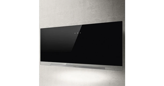 Elica Aplomb BL/A/90 Απορροφητήρας Καμινάδα-Τζάκι 90cm Μαύρος ...
