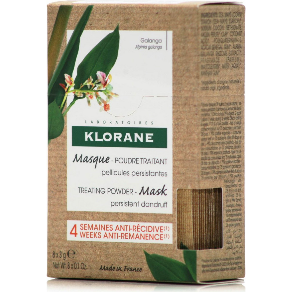 Klorane Galanga Treating Powder Μάσκα Μαλλιών κατά της Πιτυρίδας για ...