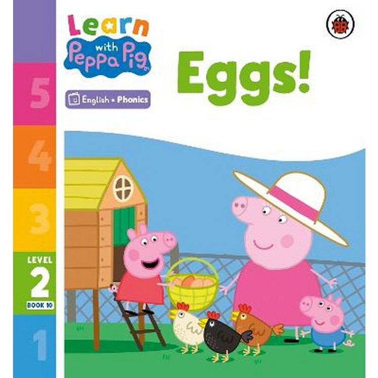 Learn with Peppa Phonics Level 2 Book 10 - Eggs! | BestPrice.gr